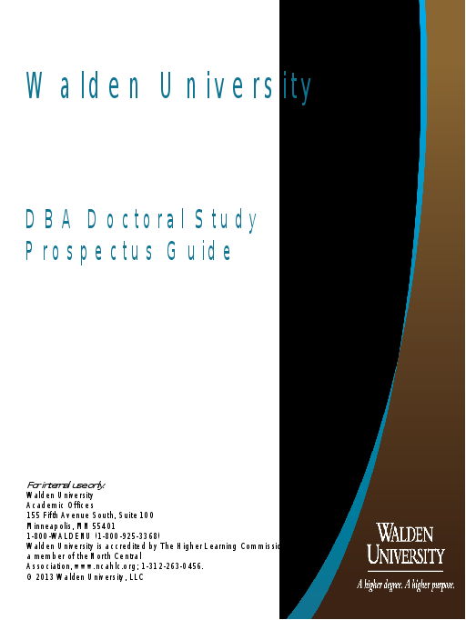 To prepare for this Assignment, review page 5 in the DBA Doctoral Study ...